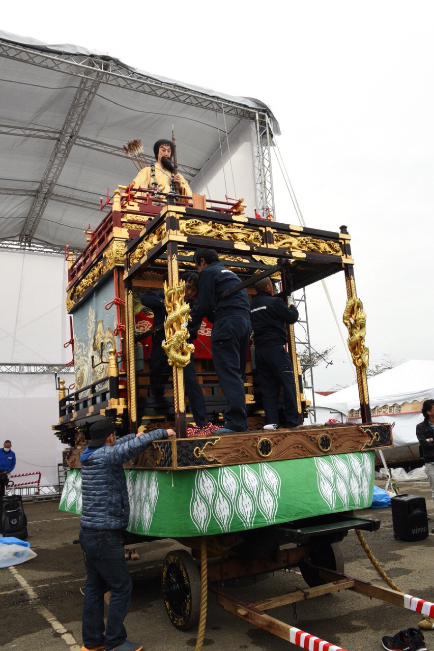 Press Conference of Welcoming the “Century-Old Dashi (parade float ...